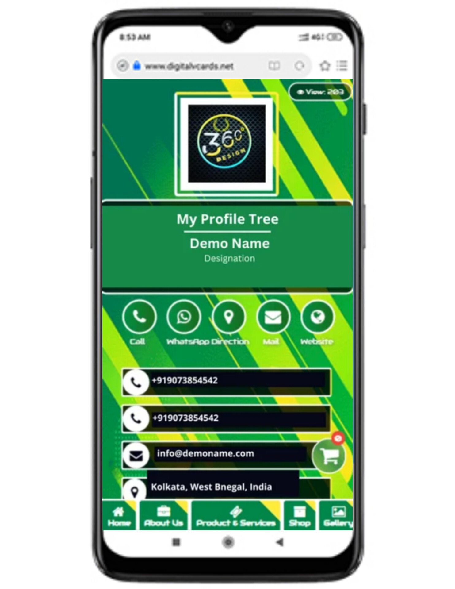 Themes & Templates | Digital Business Card & Visiting Card - www ...