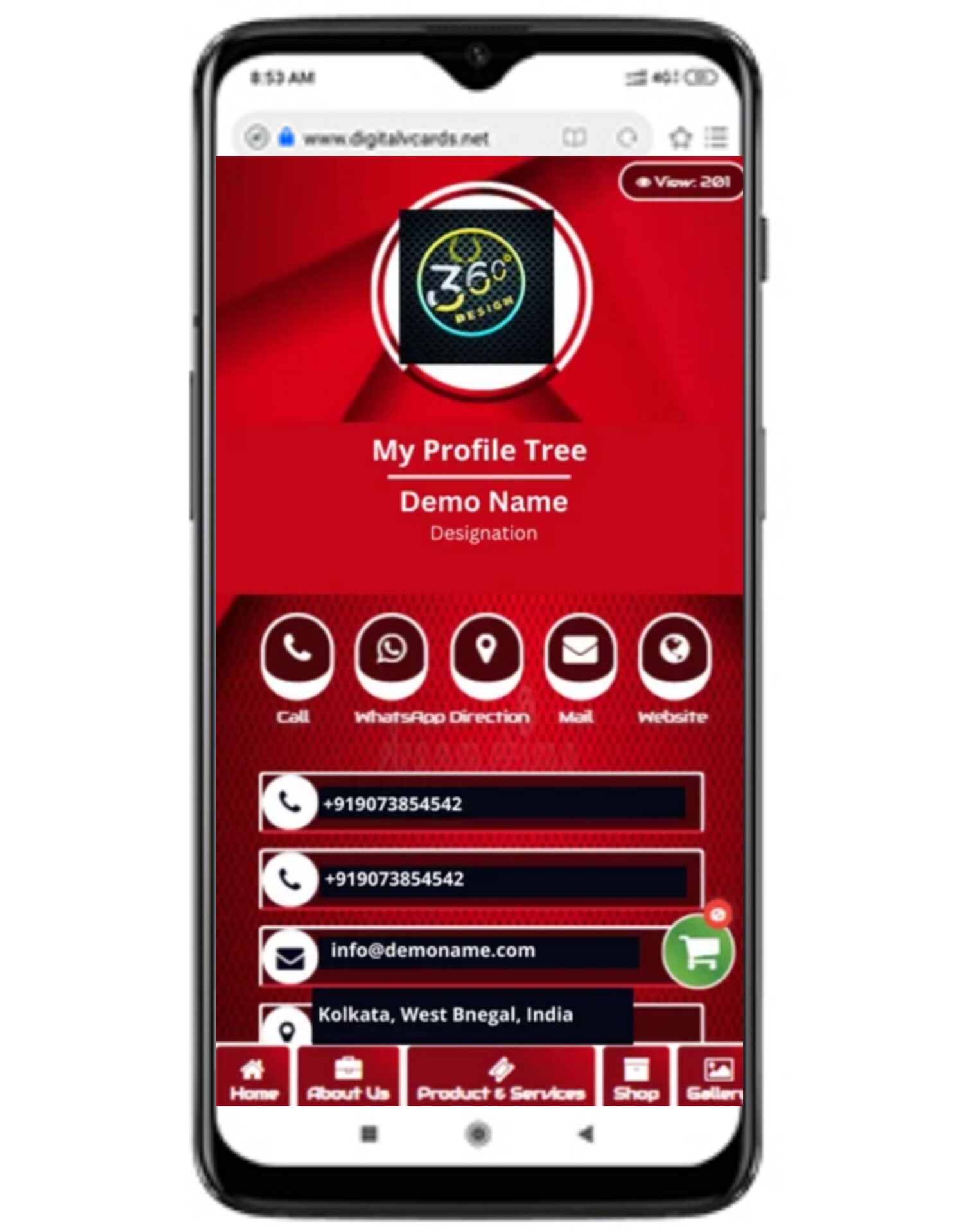 Themes & Templates | Digital Business Card & Visiting Card - www ...